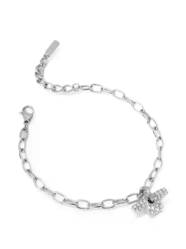TRUSSARDI Charm Chain Bracelet - Silver