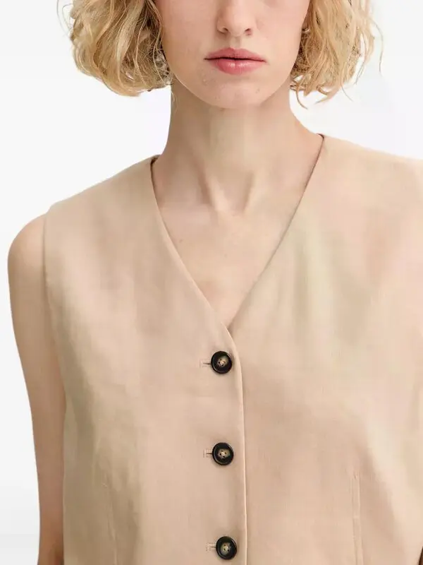 Marc O'polo Button-up Cropped Top