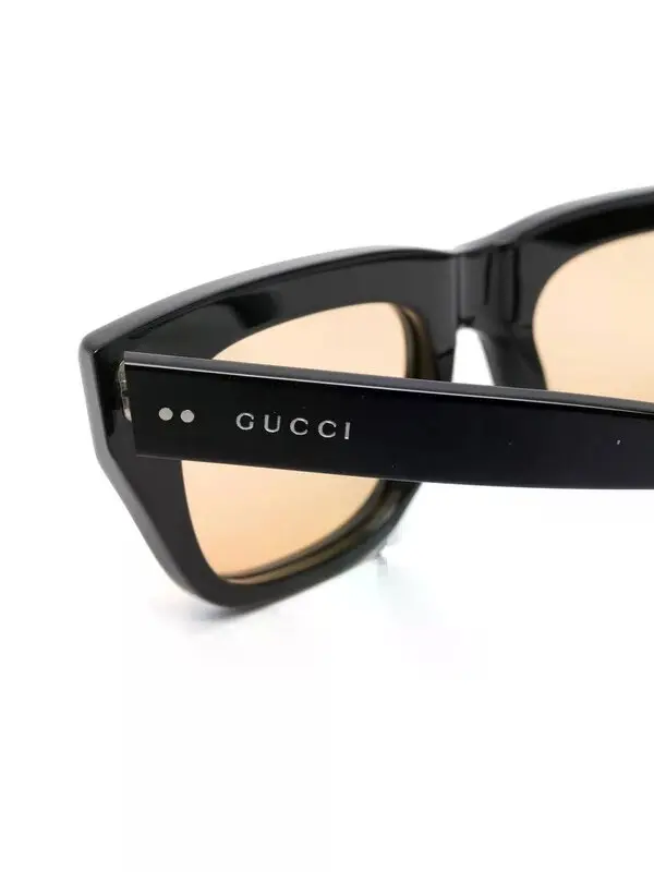 Gucci Tinted-lens Square-frame Sunglasses