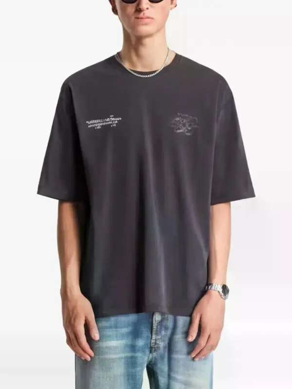 Filling Pieces Logo-print Boxy T-shirt