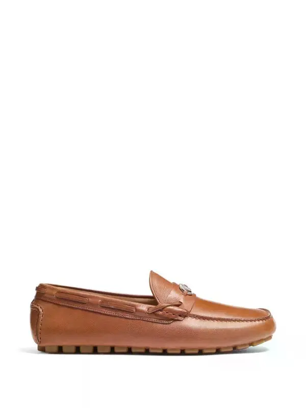 Valentino Garavani Driver Fastaway Buffalo Loafers