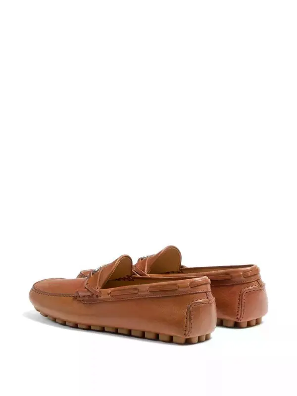 Valentino Garavani Driver Fastaway Buffalo Loafers