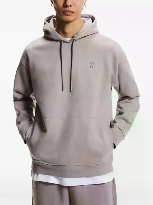 On Embroidered Logo Hoodie