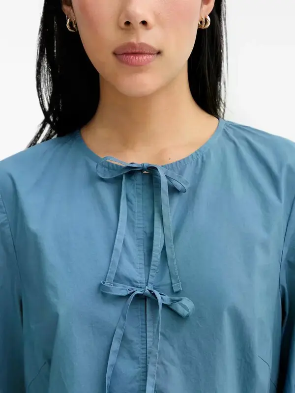 Marc O'polo Puff Sleeve Mini Dress - Blue