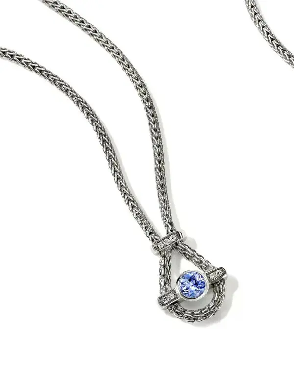 John Hardy Icon Tanzanite And Diamond Necklace