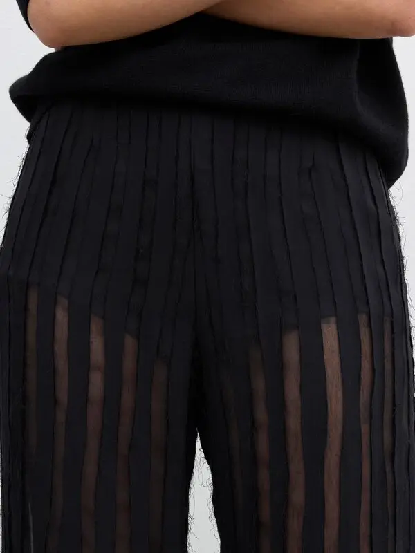HOUSE OF DAGMAR Stripe Sheer Trouser
