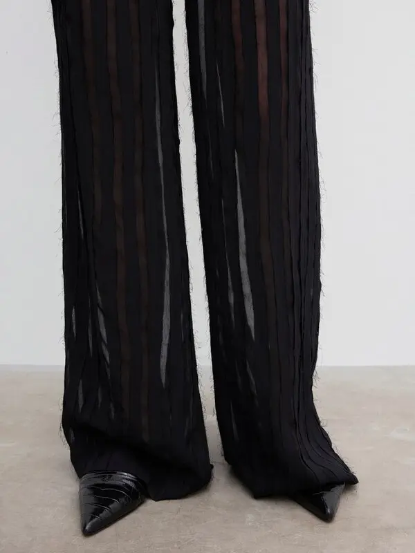 HOUSE OF DAGMAR Stripe Sheer Trouser