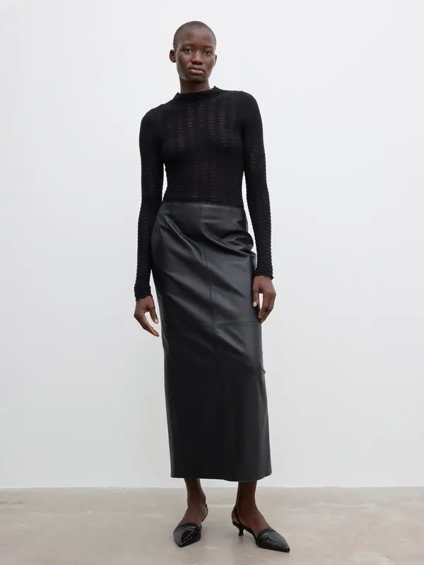 HOUSE OF DAGMAR Lace Knit Top