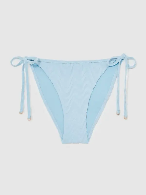 REISS Textured Wave Bikini Bottoms