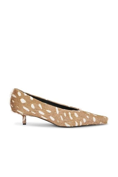 Loulou De Saison Eko Kitten Heel Pump - Deer