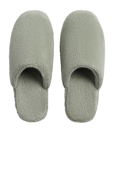 PARACHUTE Classic Plush Slippers - Sage