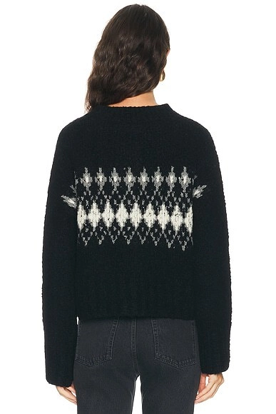 Altuzarra Fair Isle Knit Button-front Cardigan