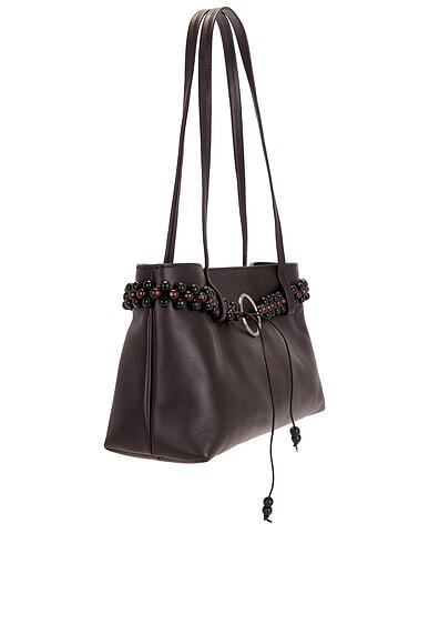 ST. AGNI Bead Belt Detail Bag