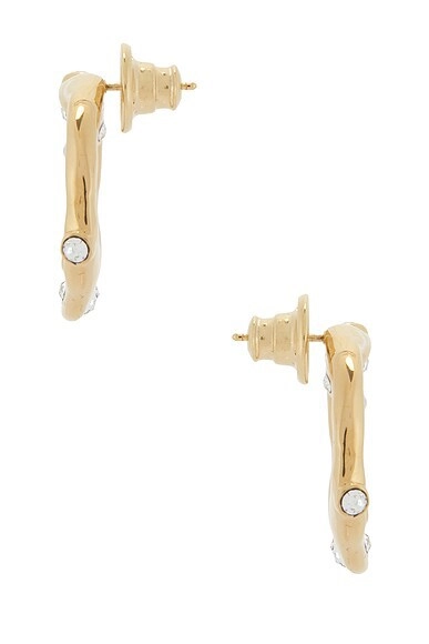 Dries Van Noten Handmade Organic Surface Earrings