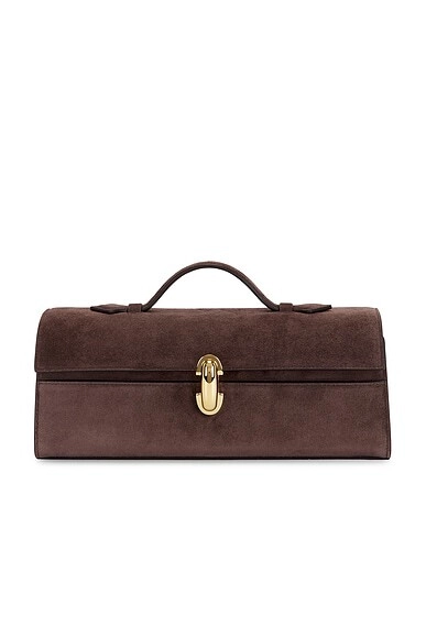 Savette Slim Symmetry Pochette Bag - Coffee