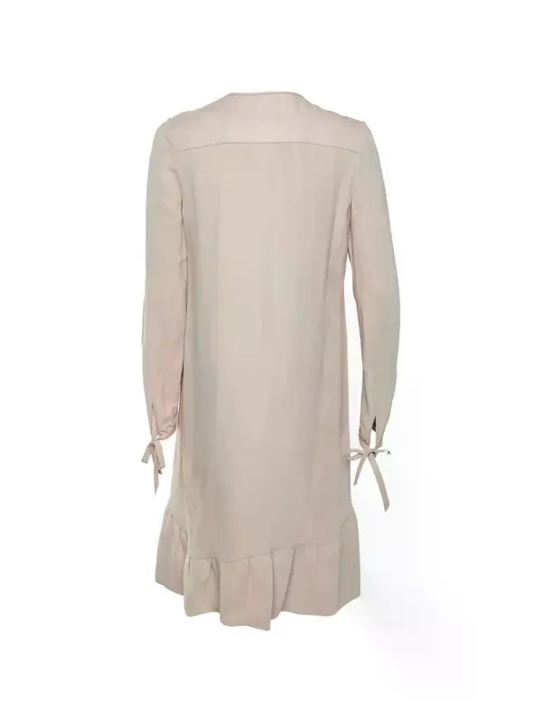 Valentino Garavani Tie-neck Ruffled Midi Dress