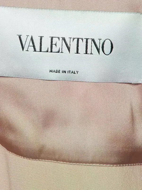 Valentino Garavani Tie-neck Ruffled Midi Dress