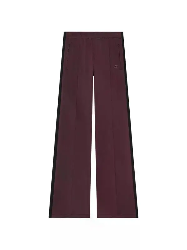 COURREGES Bicolor Side-stripe Track Pants - Red