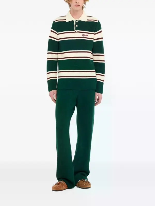 Alanui Striped Polo Shirt