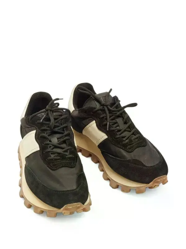 TOD'S Panelled Lace-up Sneakers - Black