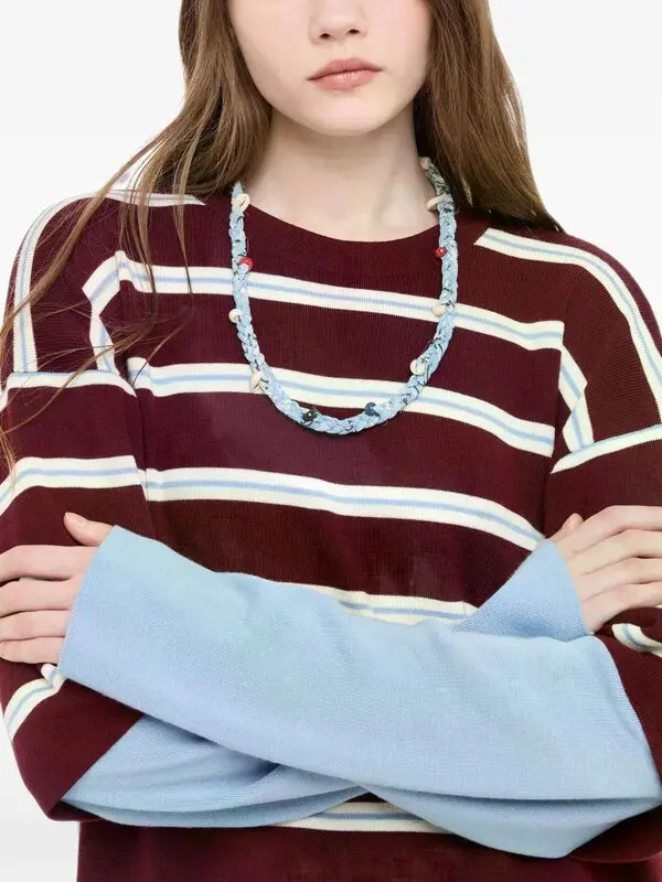 Alanui Beaded Bandana Necklace