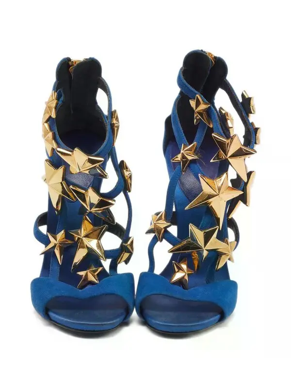 GIUSEPPE ZANOTTI Star-embellished Ankle Strap Sandals