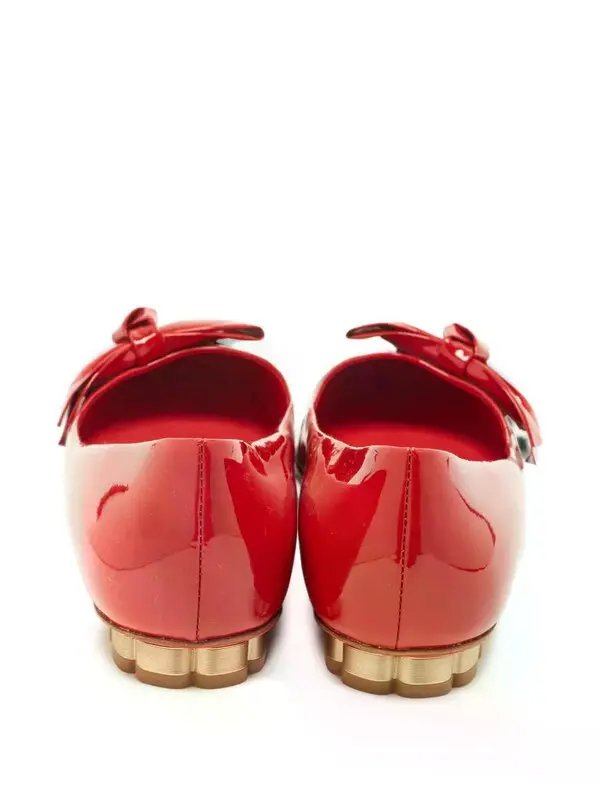 FERRAGAMO Avola Bow-detail Ballet Flats