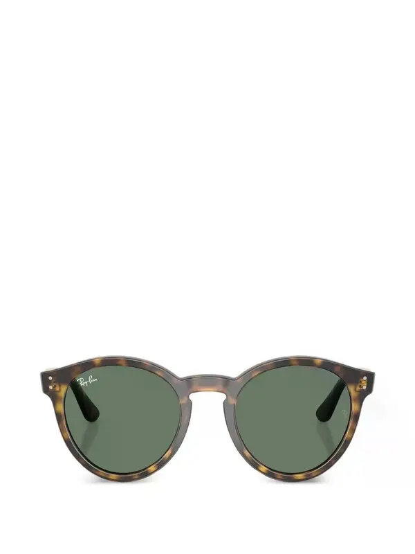 Ray-ban 2180 Reverse Round-frame Sunglasses - Brown