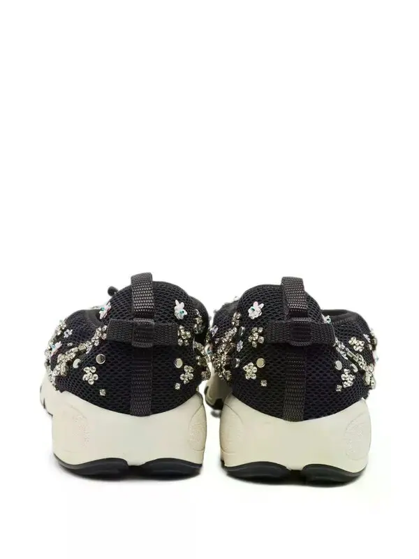 Dior Fusion Crystal-embellished Mesh Sneakers