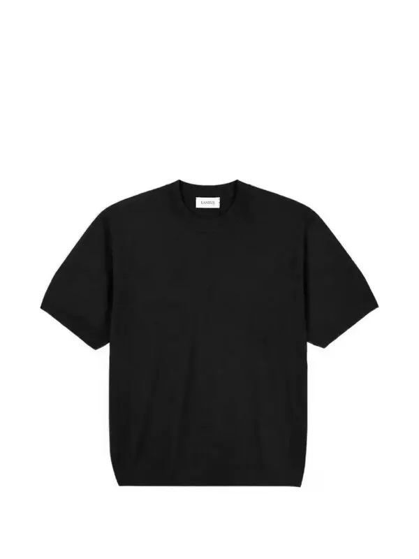 LANEUS Short-sleeve Crew Neck Top