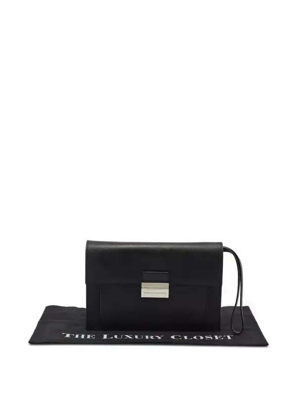 Fendi Push-lock Wristlet Clutch Bag