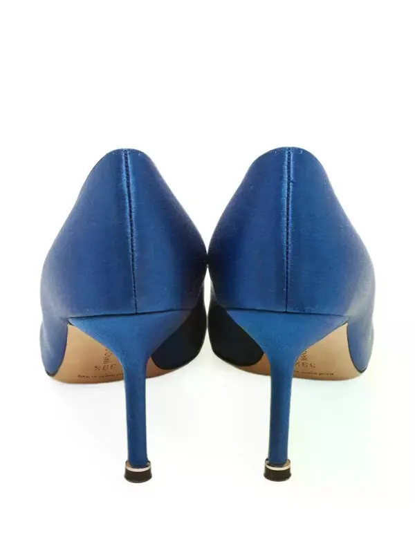 Manolo Blahnik Hangisi Buckle Pumps