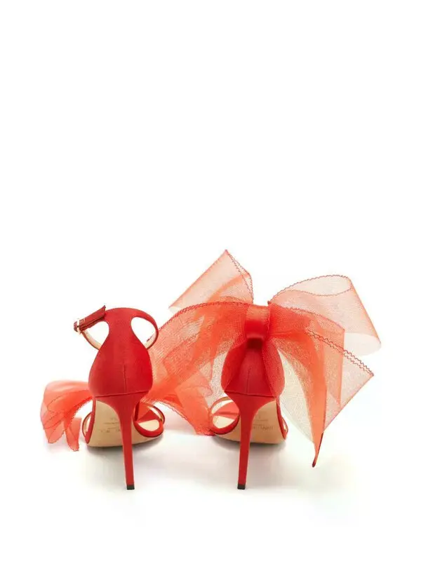 JIMMY CHOO Aveline Bow Detail Sandals