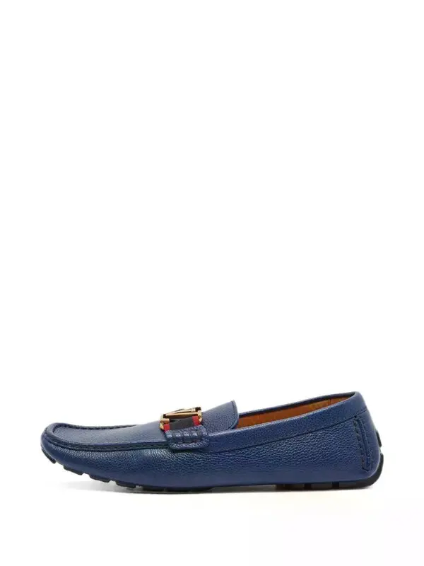 LOUIS VUITTON Monte Carlo Leather Loafers