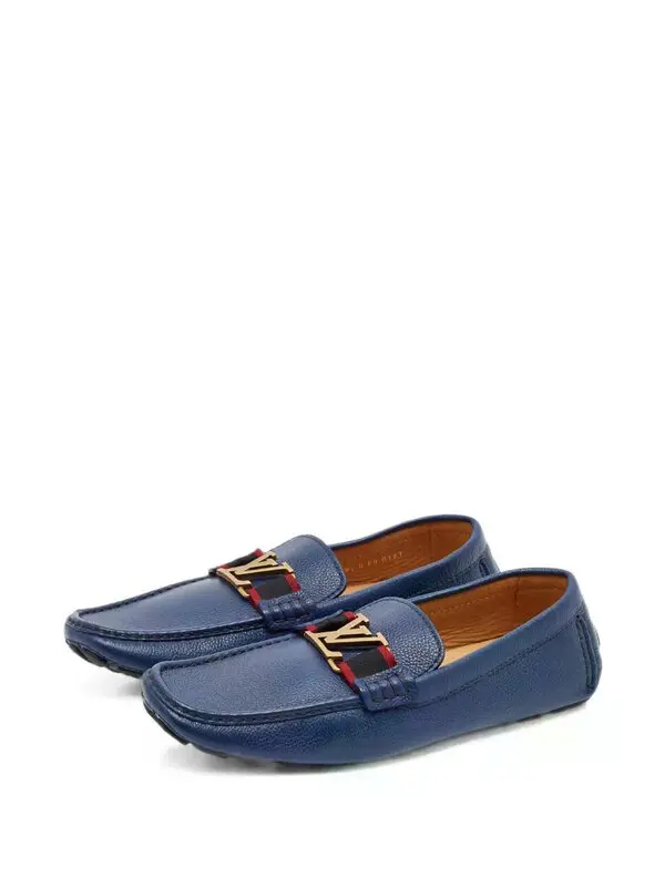 LOUIS VUITTON Monte Carlo Leather Loafers