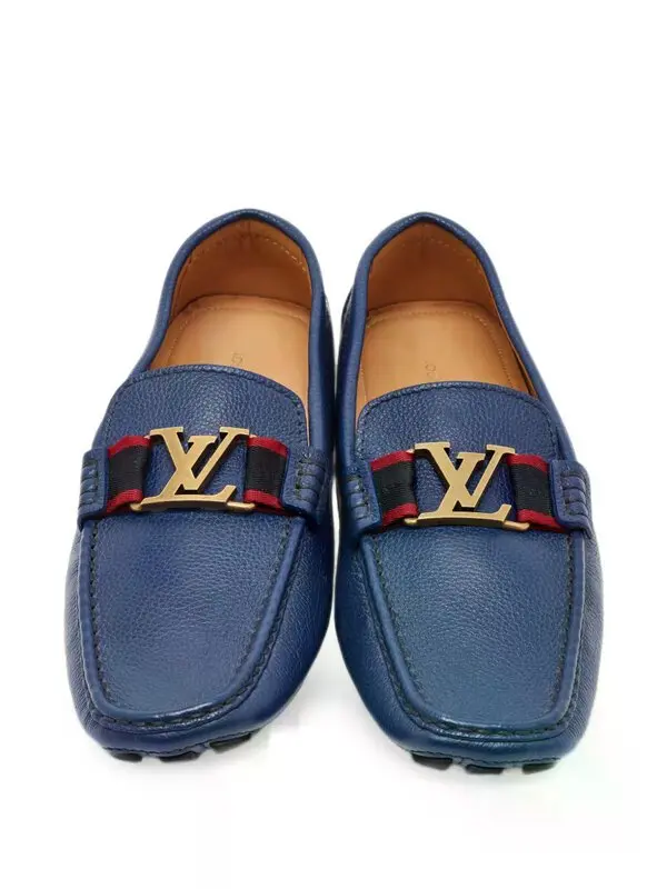 LOUIS VUITTON Monte Carlo Leather Loafers