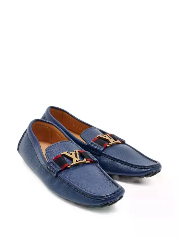 LOUIS VUITTON Monte Carlo Leather Loafers