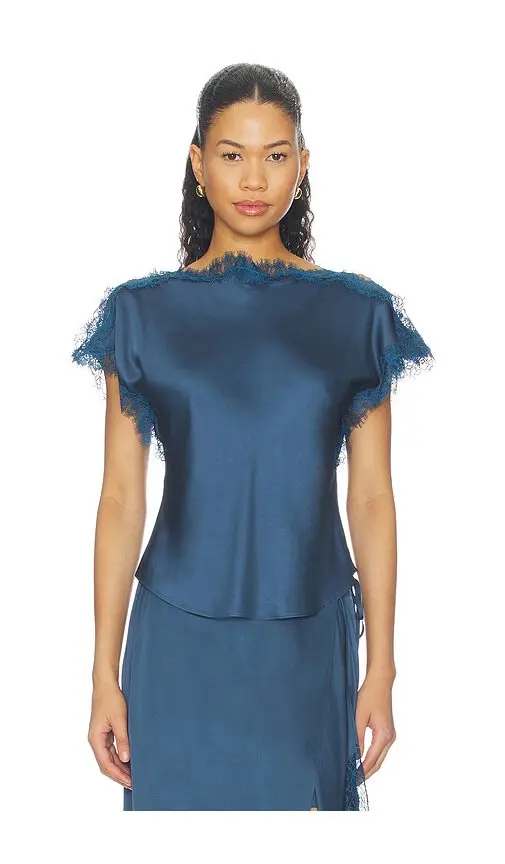 A.L.C. Luna Top - Blue