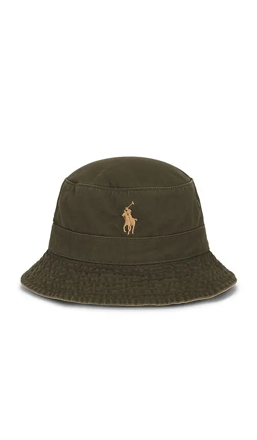 Polo Ralph Lauren Chino Loft Bucket Hat - Olive