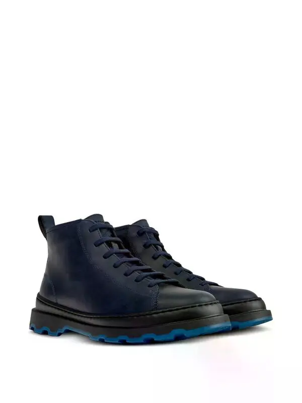 Camper Brutus+ Nubuck Leather Lace-up Ankle Boots