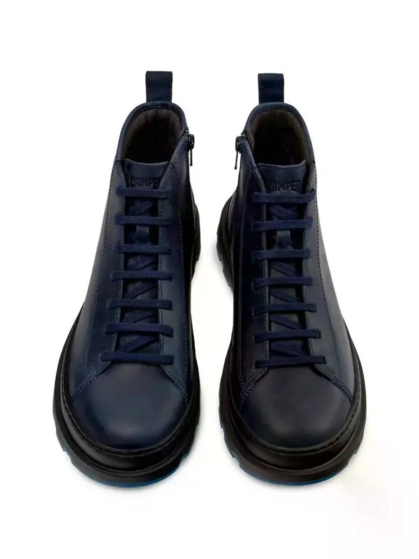 Camper Brutus+ Nubuck Leather Lace-up Ankle Boots
