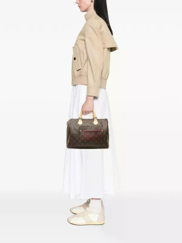 LOUIS VUITTON Monogram Perforated Speedy 30 Boston Bag