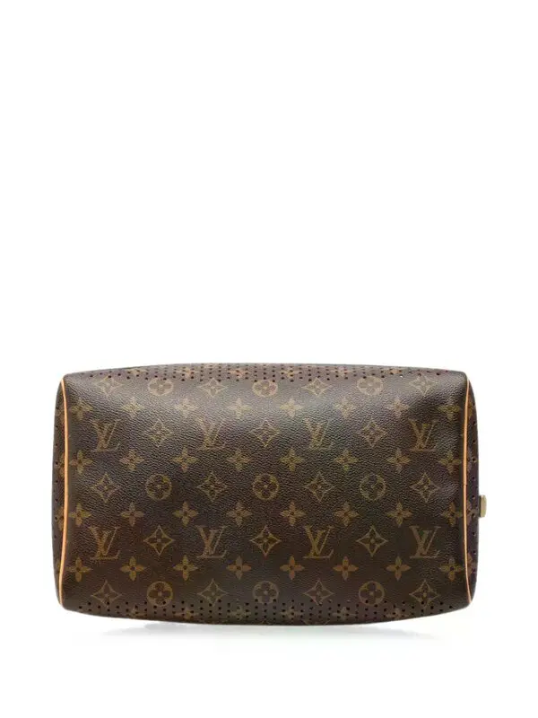 LOUIS VUITTON Monogram Perforated Speedy 30 Boston Bag