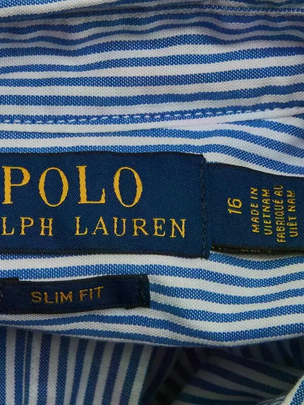 Polo Ralph Lauren Striped Button-down Shirt - Blue