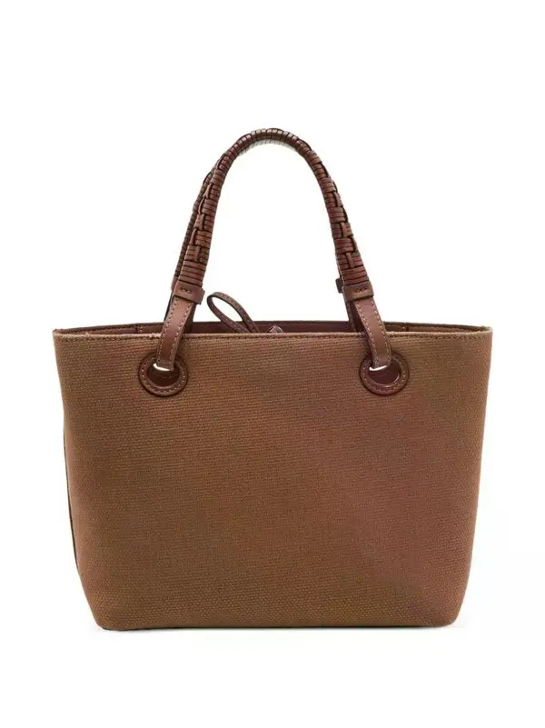 Loewe Anagram Canvas Tote Bag - Brown