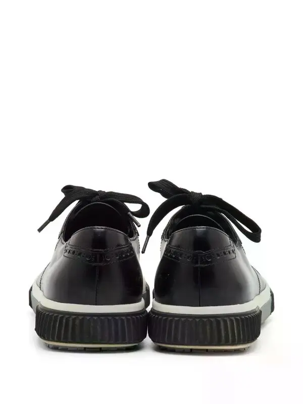 Prada Leather Brogue Derby Sneakers