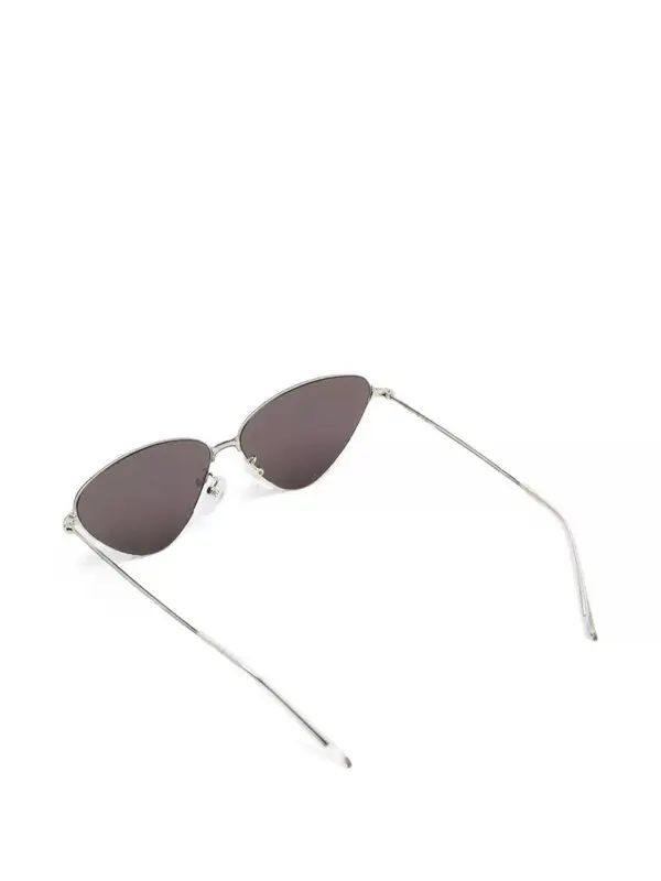 Balenciaga Tone Cat Eye Frame Sunglasses - Silver