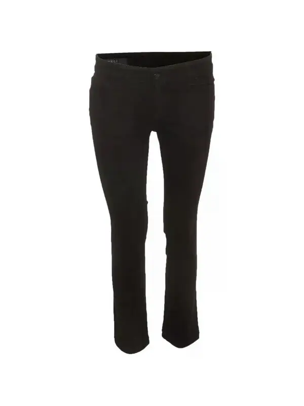 Gucci Logo Detail Straight Leg Jeans