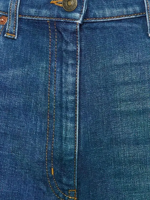 Gucci Logo-patch Belt-loop Jeans