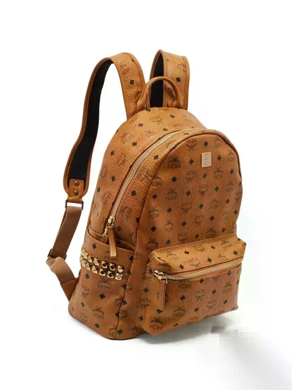 Mcm Stark Visetos Monogrammed Backpack